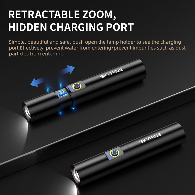 SKYFIRE Flashlight Store | Ultra-Bright, Rechargeable & Fire-Starting