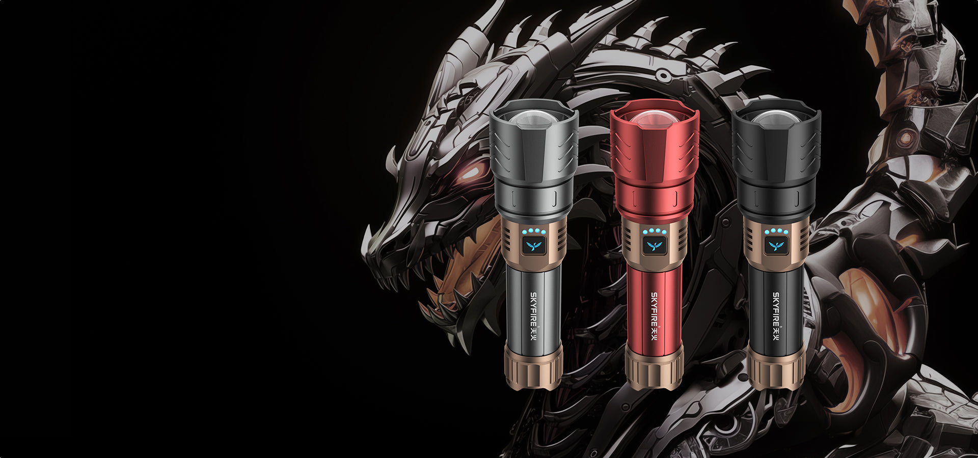 SKYFIRE Flashlight Store | Ultra-Bright, Rechargeable & Fire-Starting