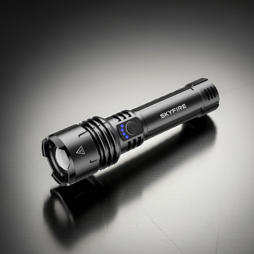 SKYFIRE Flashlight Store | Ultra-Bright, Rechargeable & Fire-Starting